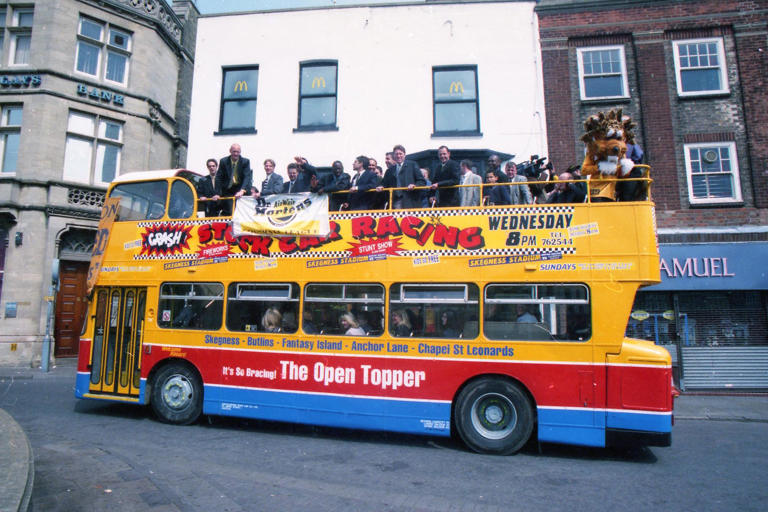 IN PICTURES: Boston United open-top bus tour and civic reception, May 2000