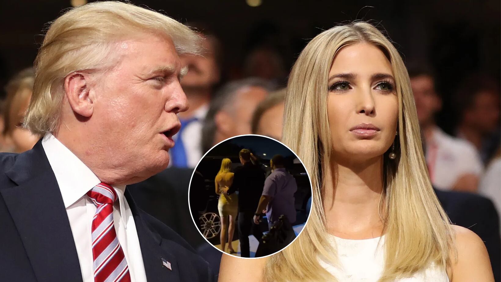 Video| Guardaespaldas de Ivanka Trump empuja violentamente a un hombre ...