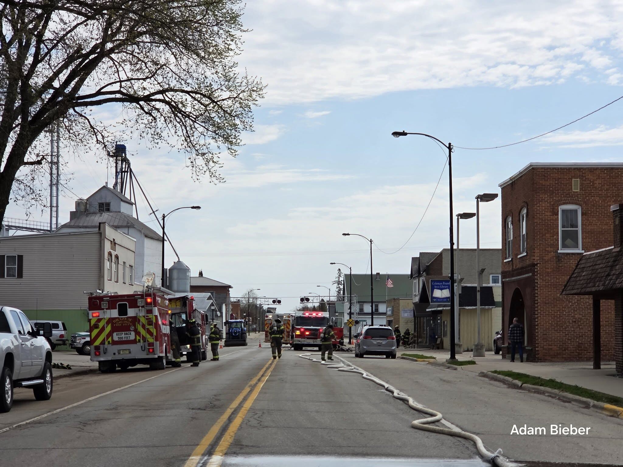 Coleman Library closed until Monday due to fire