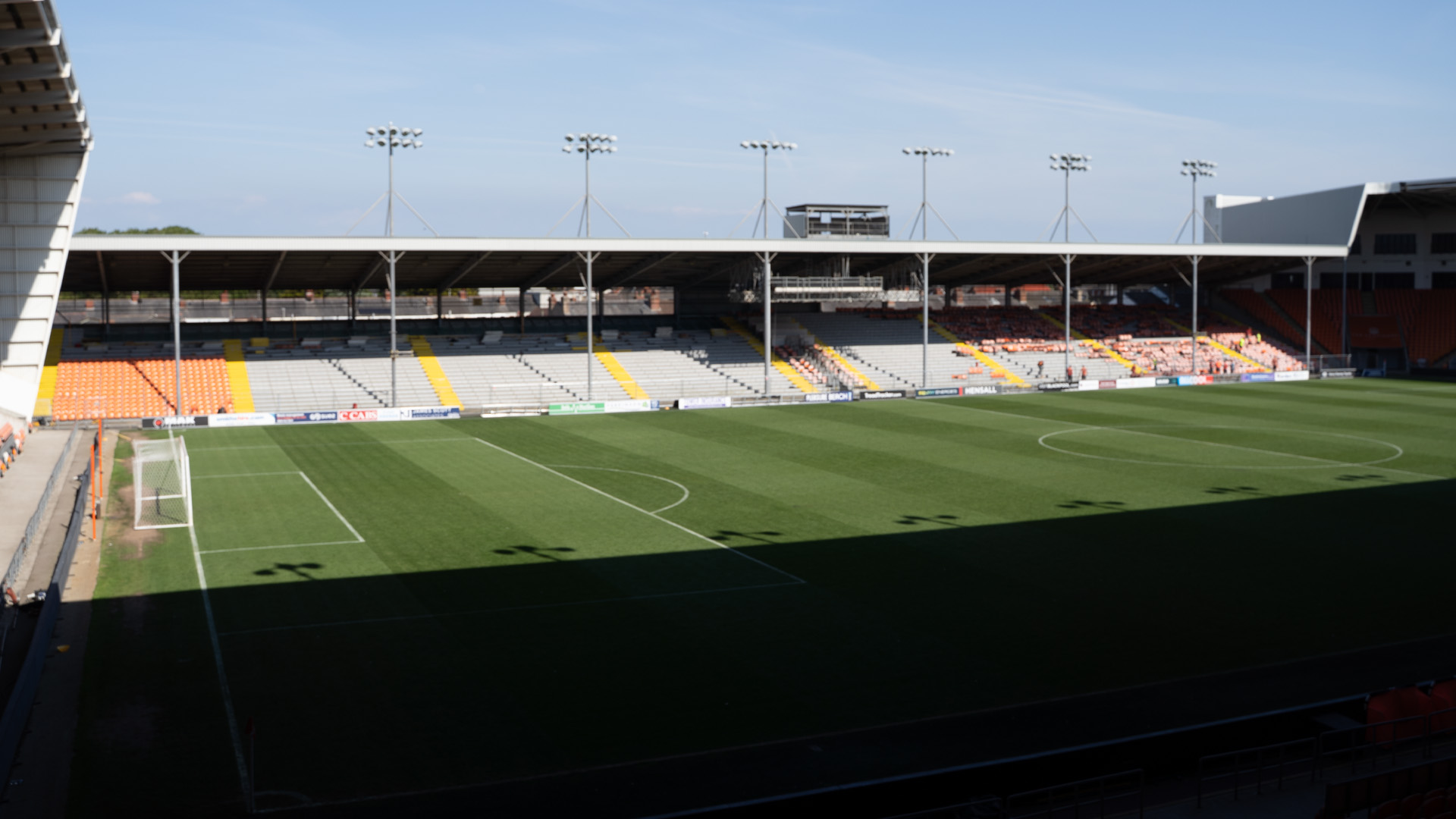 Blackpool share first photos of work starting on Bloomfield Road ...