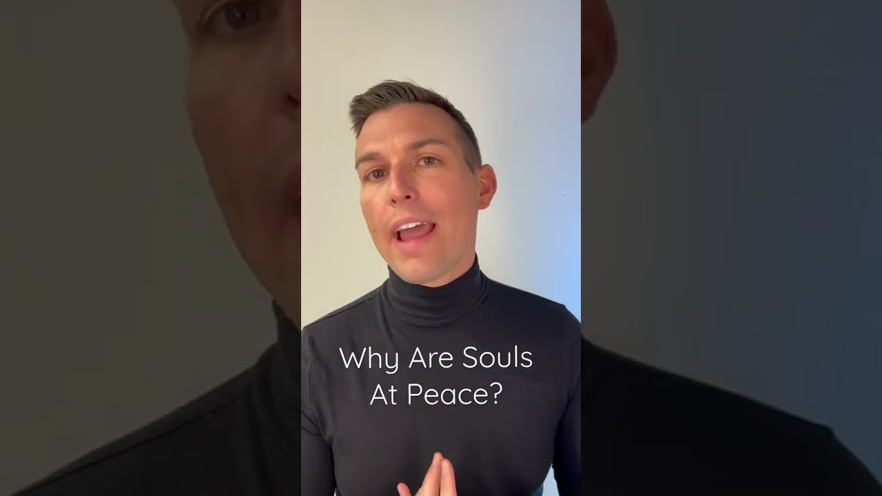 Are souls at peace after death according to psychic insight?