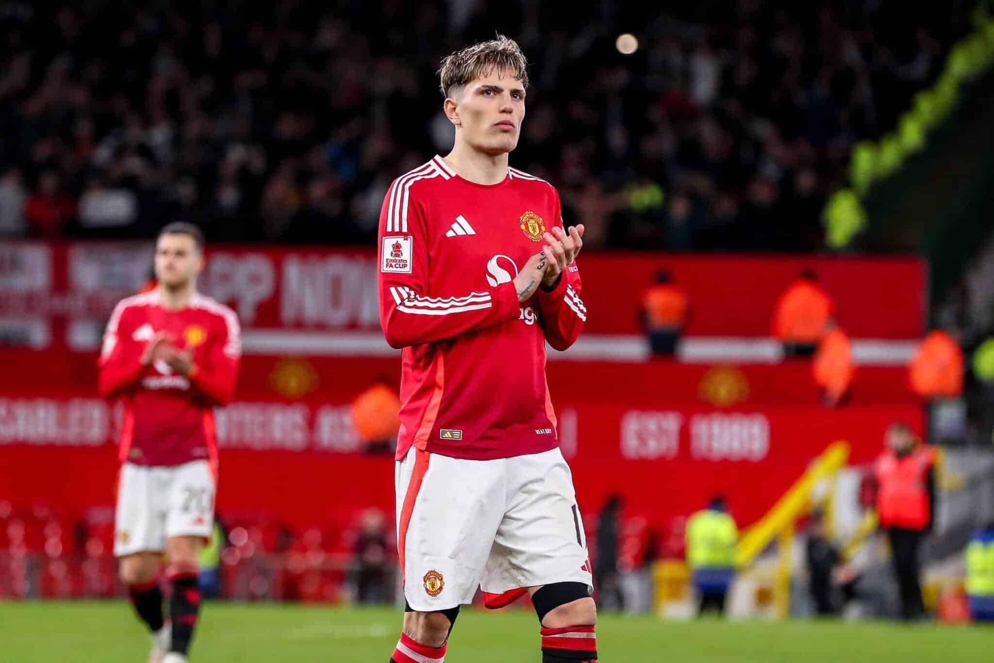 Alejandro Garnacho rikkoo hiljaisuuden tulevaisuudestaan