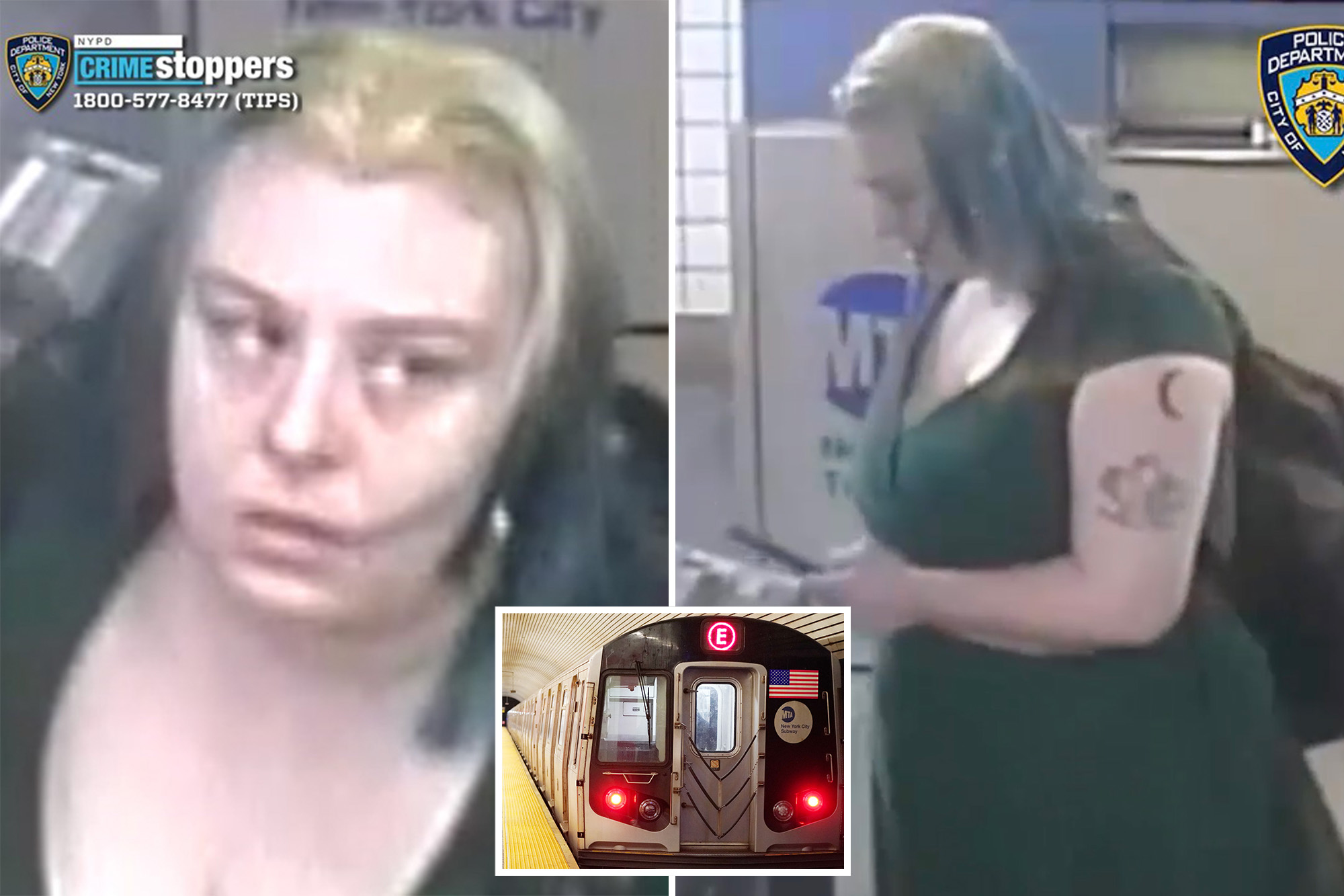 Tattooed, green- and blond-haired maniac randomly pummels woman, 73, in ...