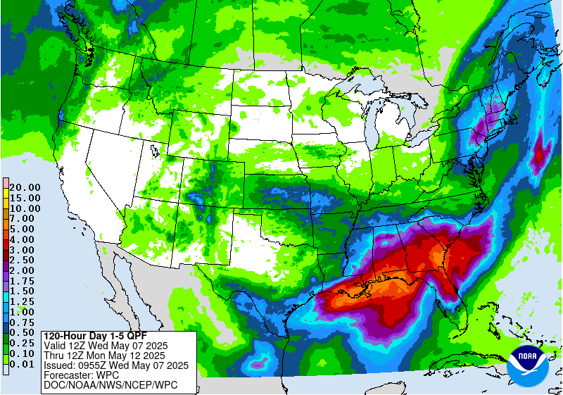 Slow-moving weather system targeting Florida: How much rain is in Fort ...