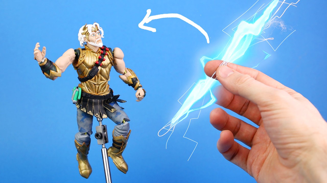 I made zeus from fortnite in clay! ⚡️