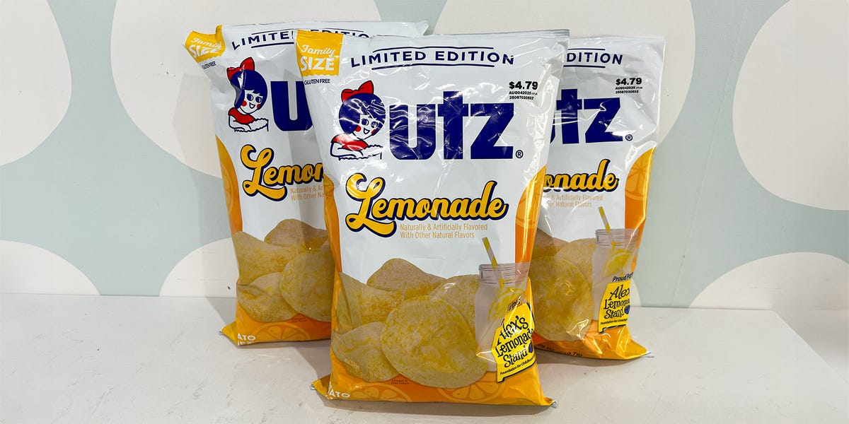 We Tried Utz's New Lemonade-Flavored Potato Chips—And We Have THOUGHTS