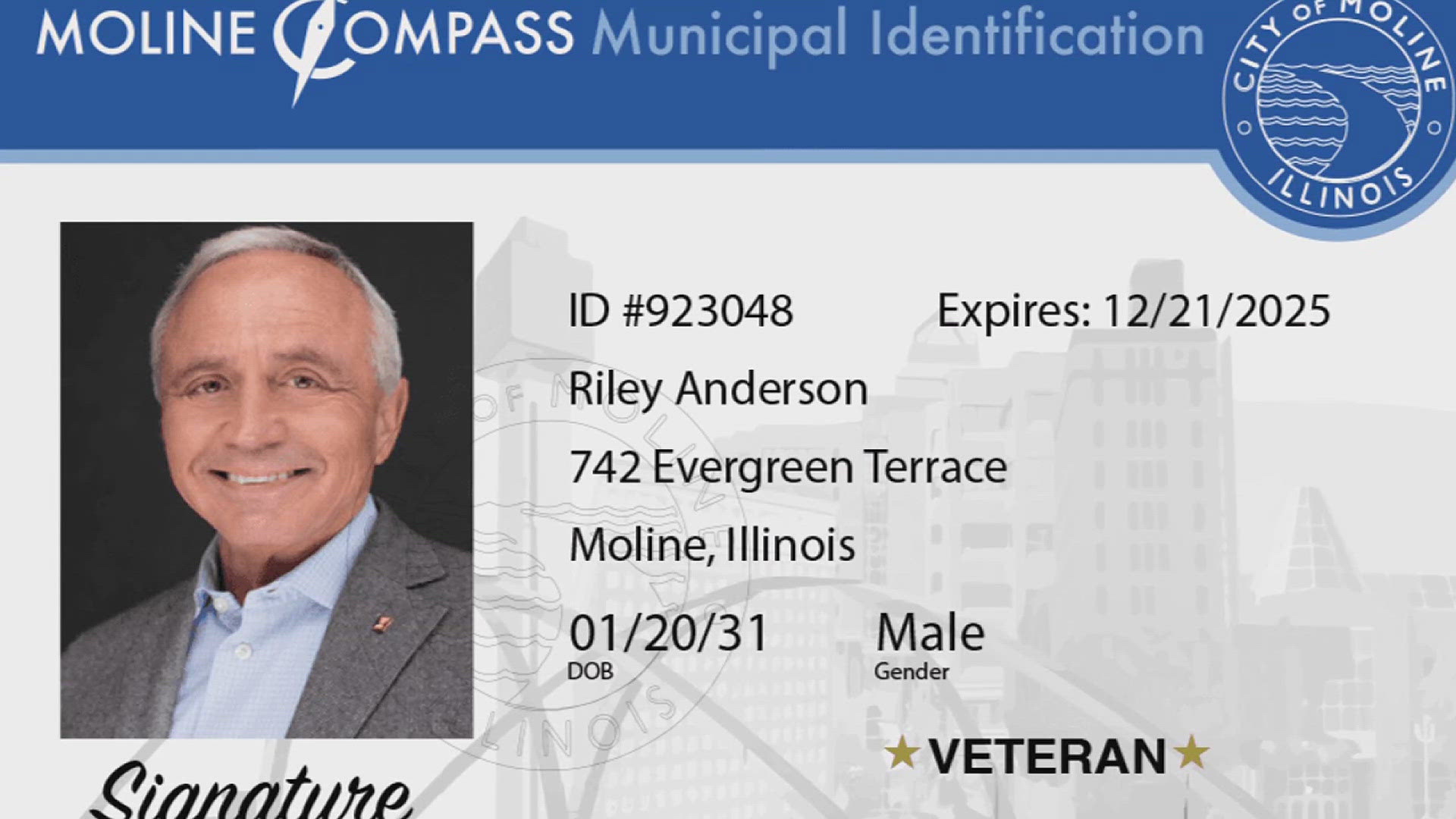 Moline makes municipal ID card free for all residents