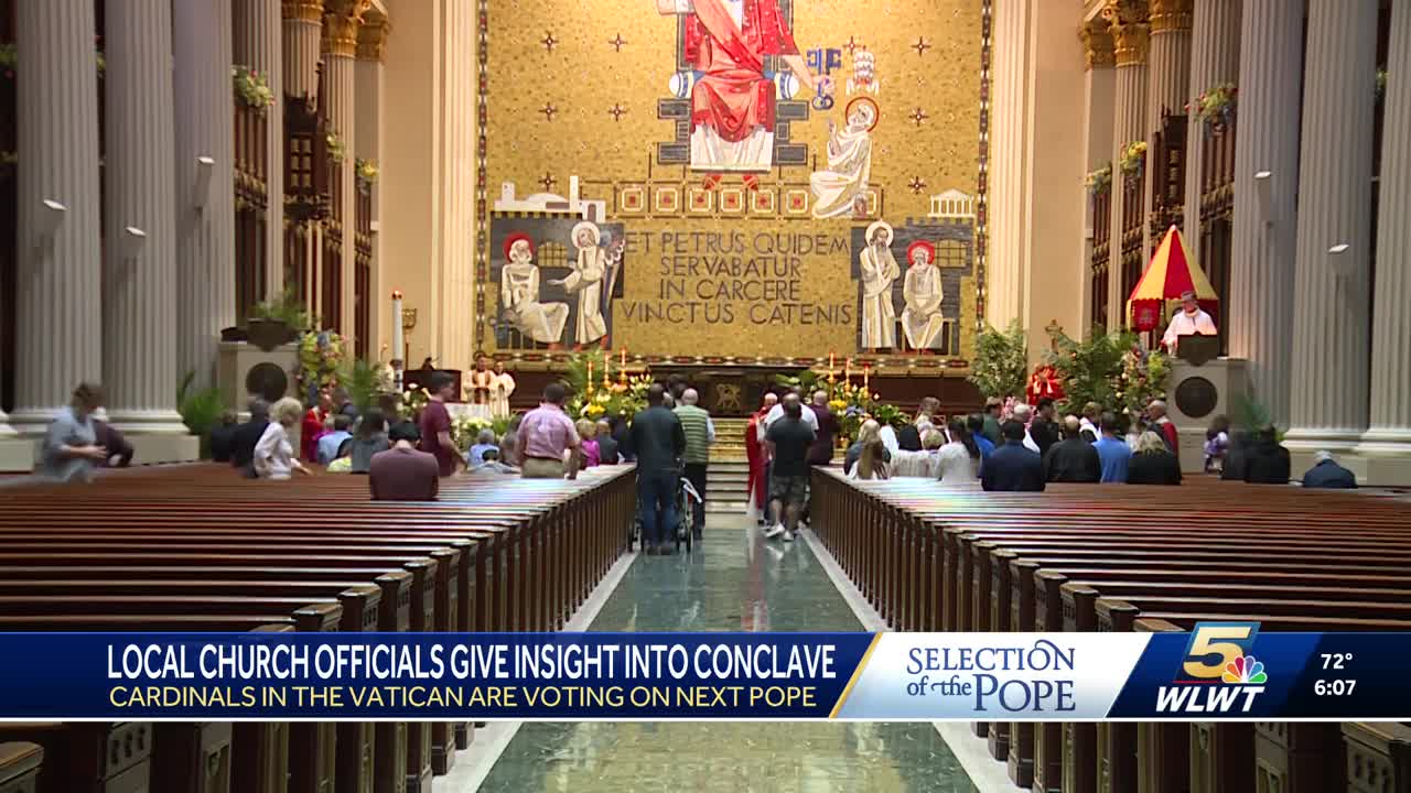 Cincinnatians pray for cardinals in Rome electing new pope