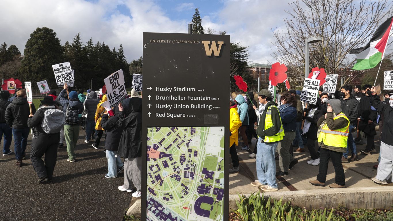 UW suspends 21 students and bans them from all campuses after protest ...