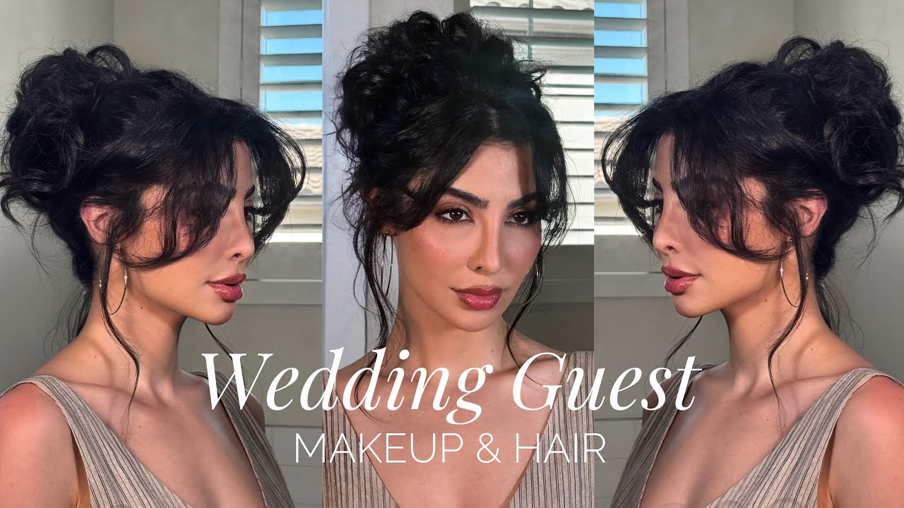 Wedding Guest Makeup & Hair