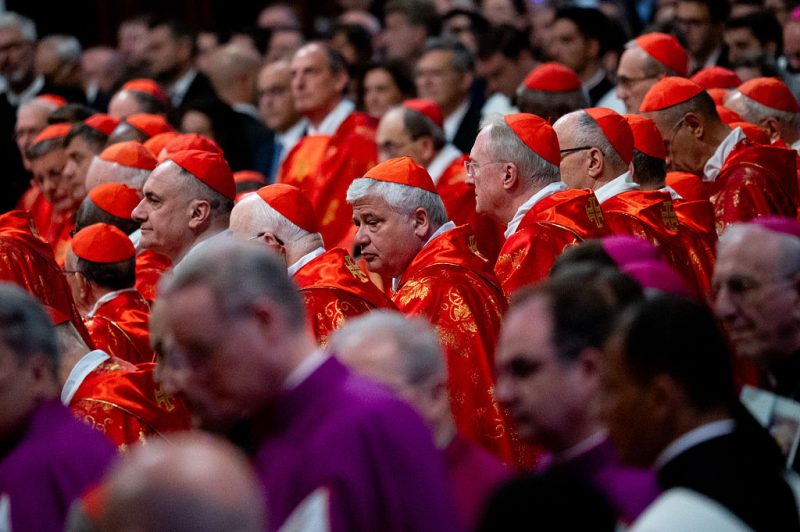 What do the robe colors mean at the Vatican conclave?