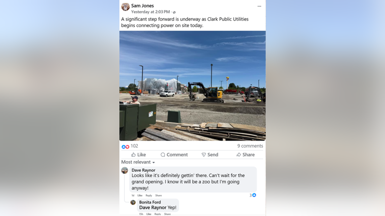 In-N-Out Ridgefield, WA opening date getting closer