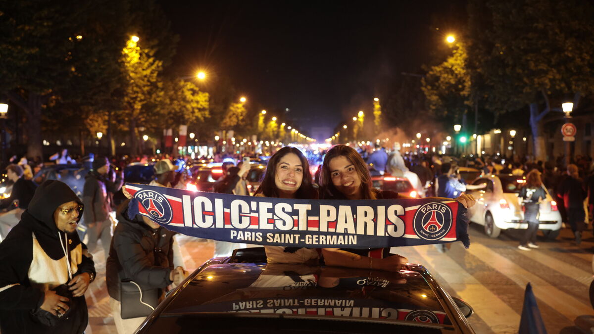 Le PSG en finale de la Ligue des champions : scènes de liesse à Paris ...