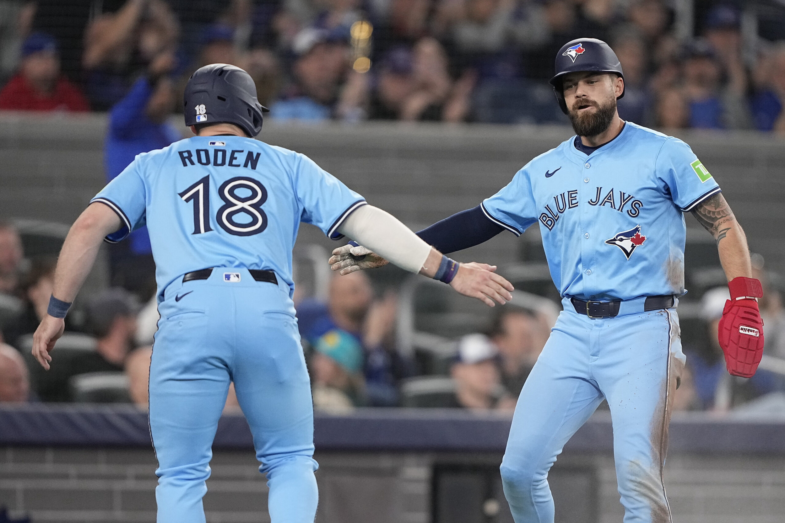 Blue Jays make roster moves, optioning Alan Roden and selecting Braydon ...