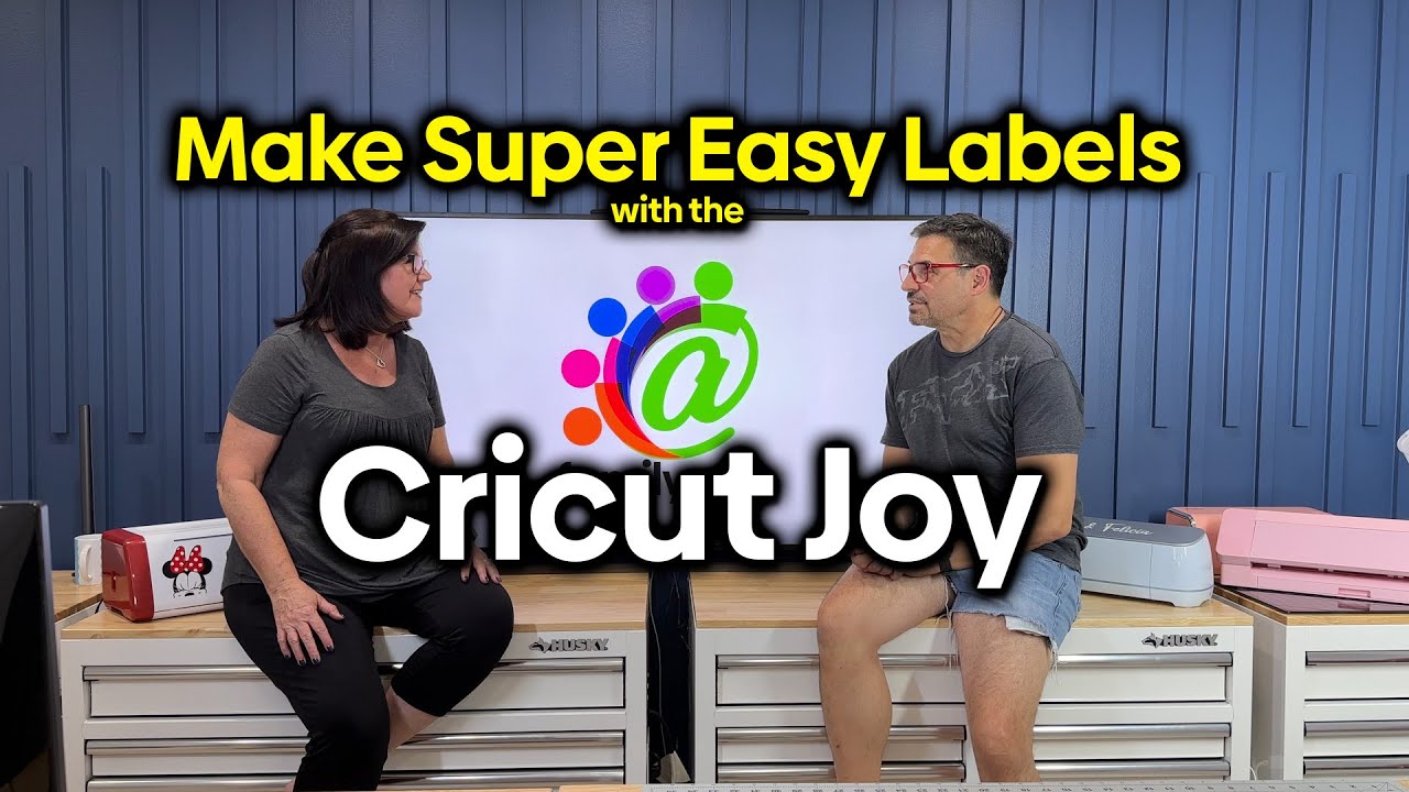 Make Super Easy Stickers or Labels With the Cricut Joy!
