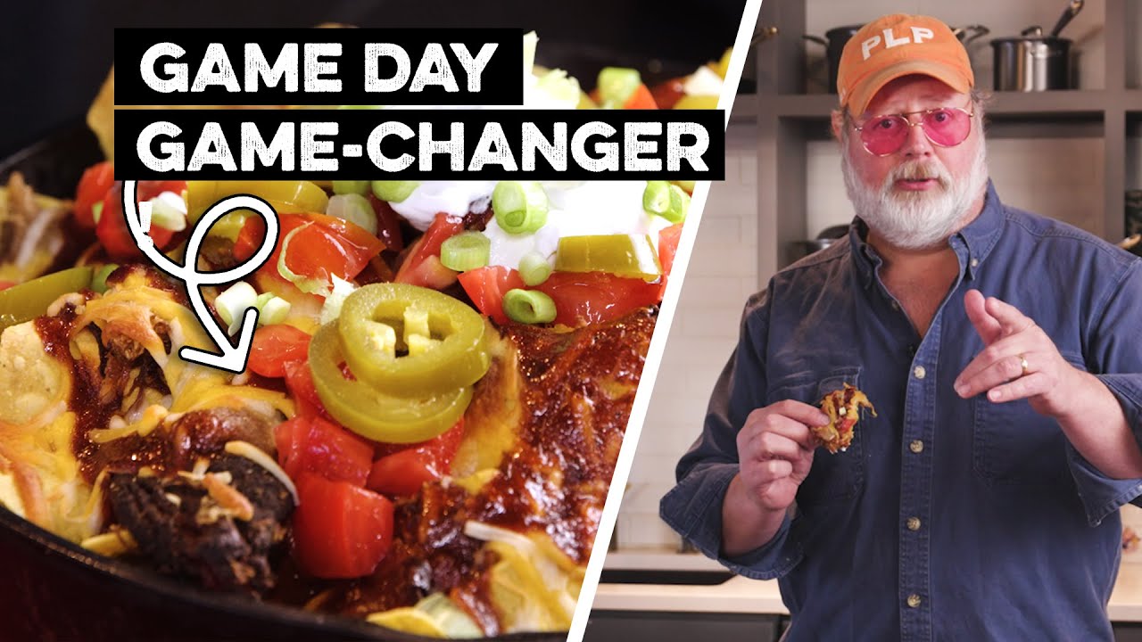 Leftover pulled pork becomes the ultimate BBQ nacho plate