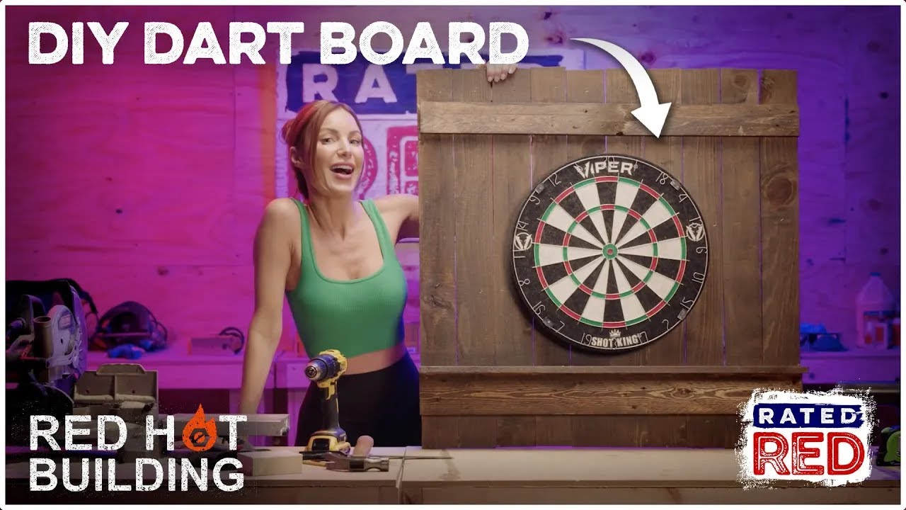 How to make a DIY dart board at home