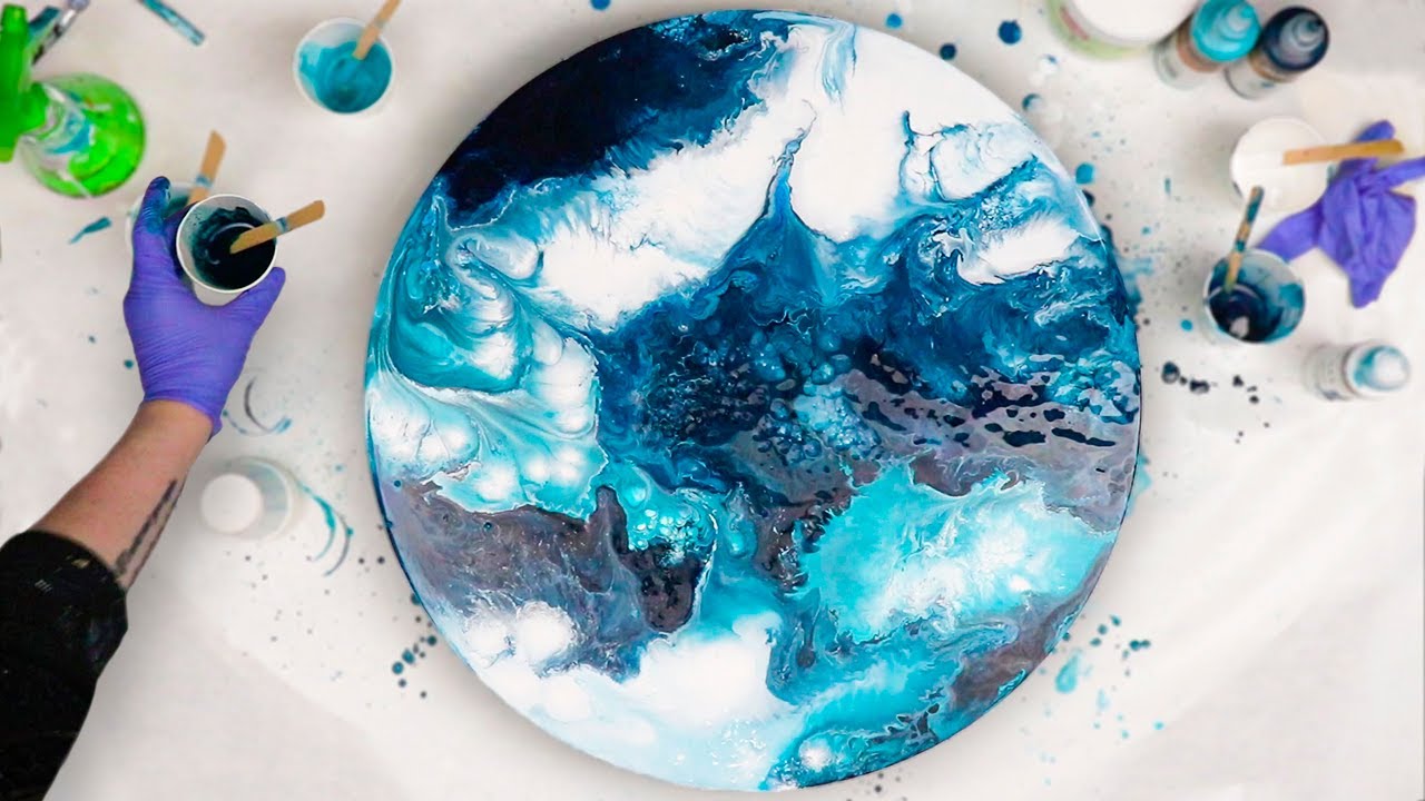 Stunning Fluid Art Made with Just Paint and Water! Watch These ...
