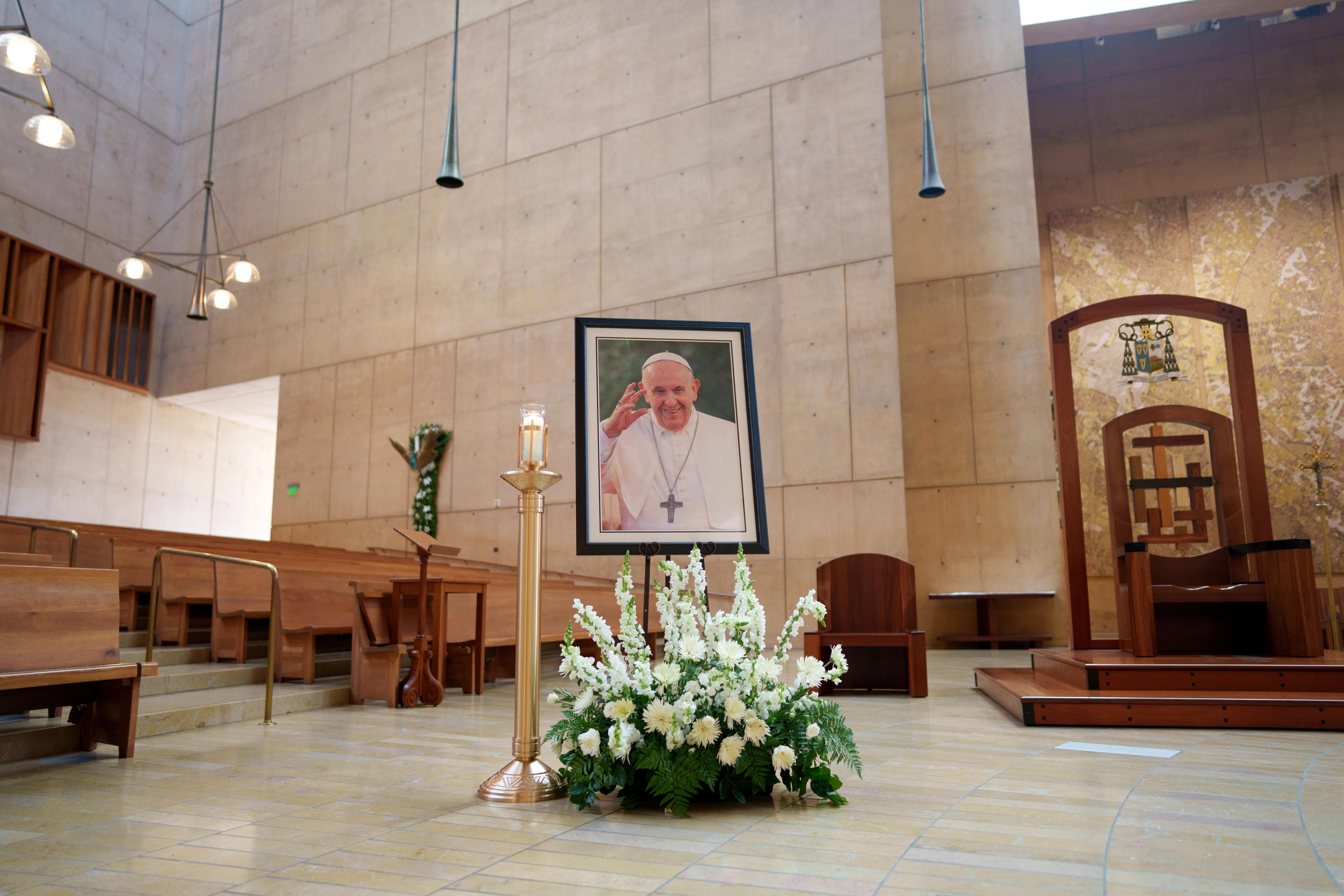 L.A. Archbishop Gomez celebrates Mass for election of new pope