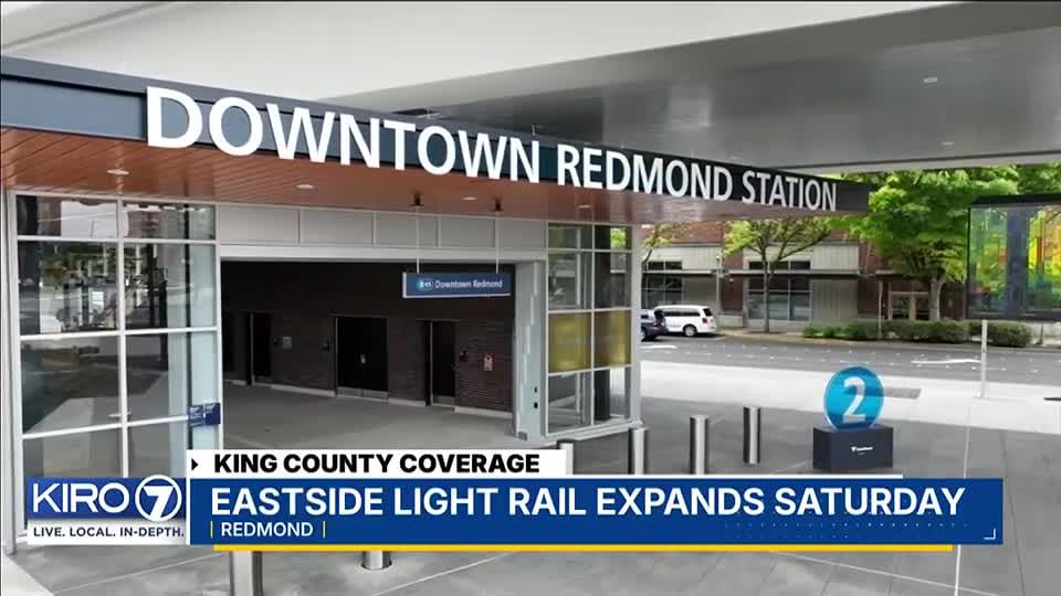 VIDEO: New light rail stations open this weekend in Redmond