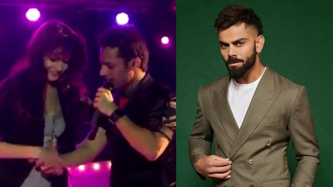 Rahul Vaidya sings for Anushka Sharma and kisses her hand in this old VIDEO; Netizens link it to ...