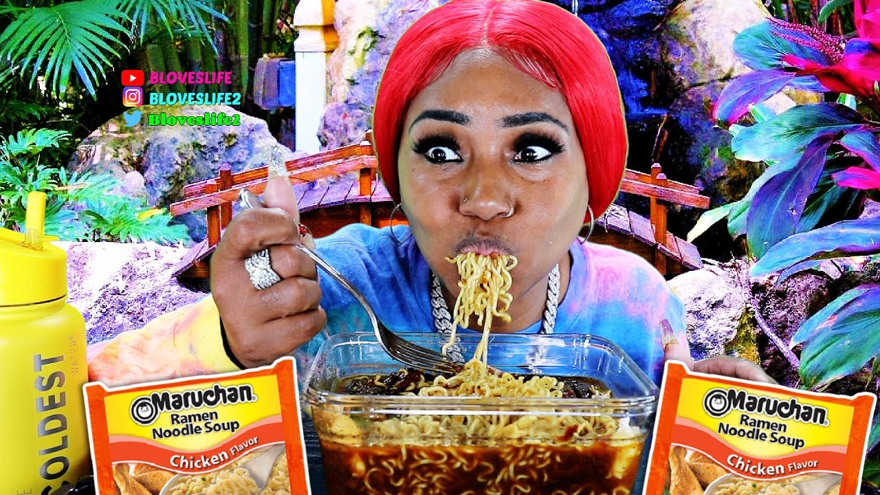 Lobster, noodles, and smackalicious garlic sauce mukbang