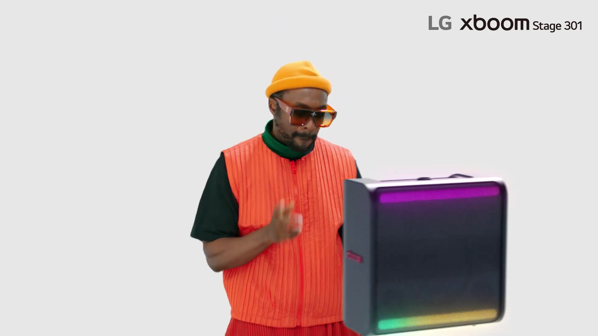 LG xboom Stage 301 assembled by will.i.am