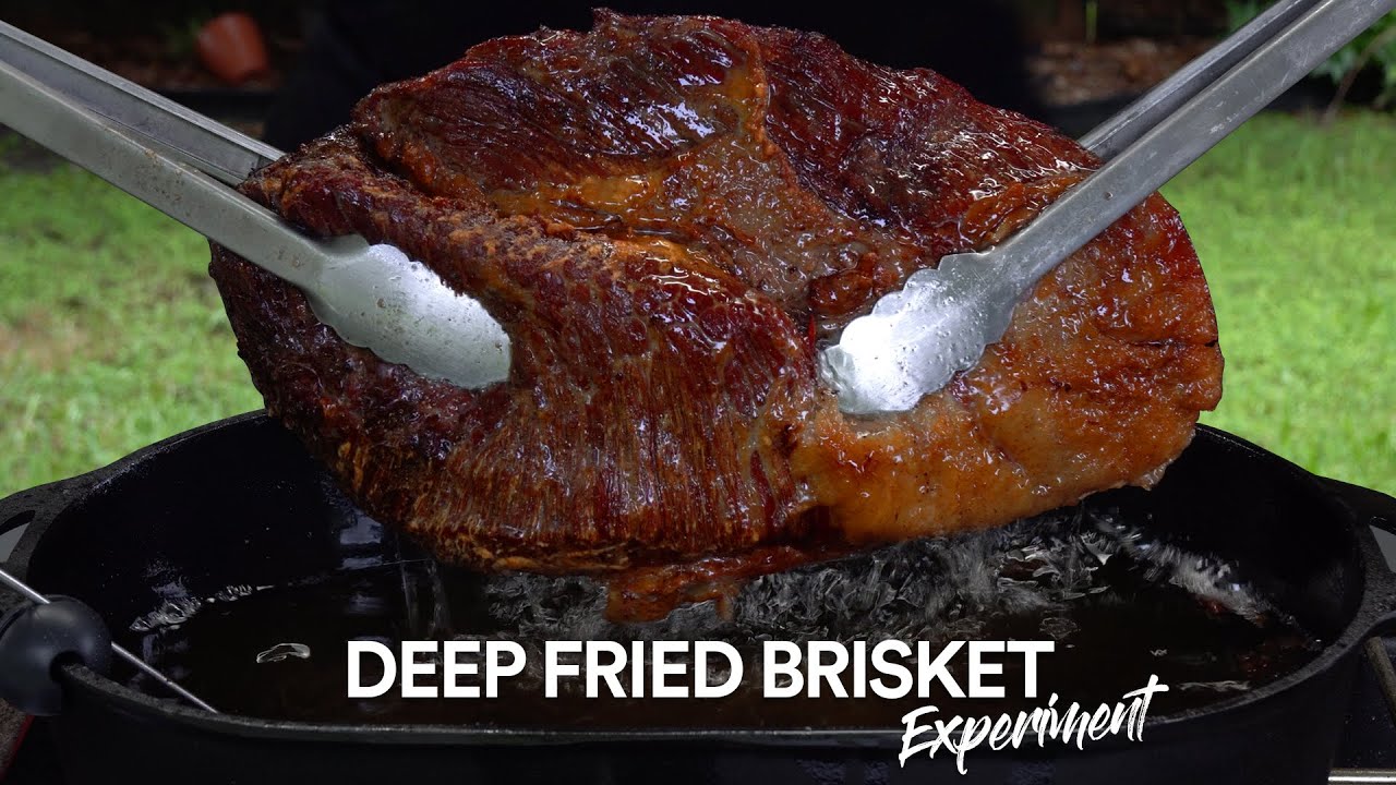 I deep-fried a 14lb brisket in wagyu fat