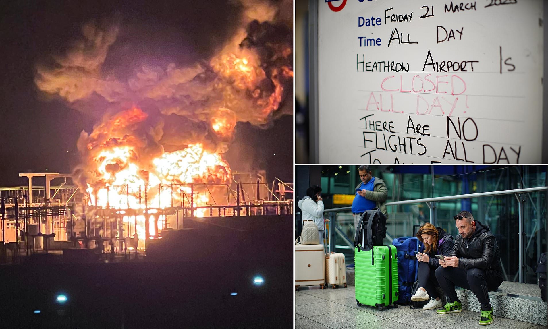 Heathrow terminals 'had power restored for seven hours' before flights ...