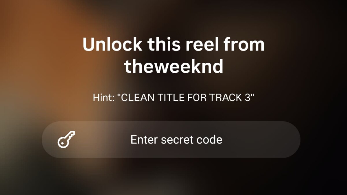 The Weeknd Drops Exclusive Teaser With Secret-Code Reels: Instagram’s ...