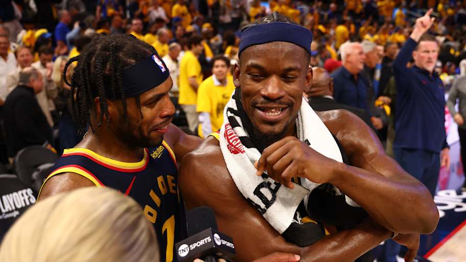 Jimmy Butler, Buddy Hield Moment After Warriors-Wolves Goes Viral