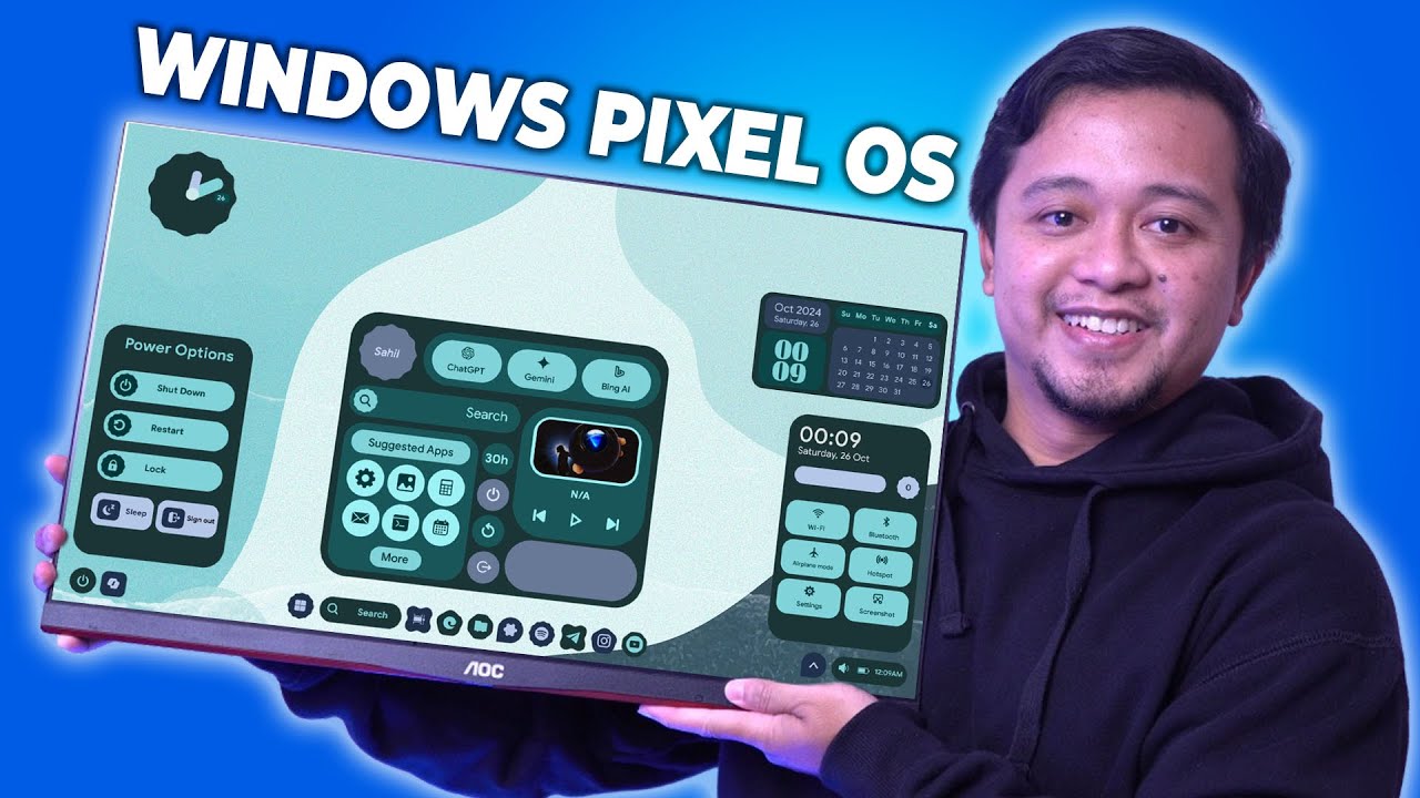 AMAZING! Aku Ubah Tampilan Windows Jadi PIXEL OS Dengan 1 Aplikasi