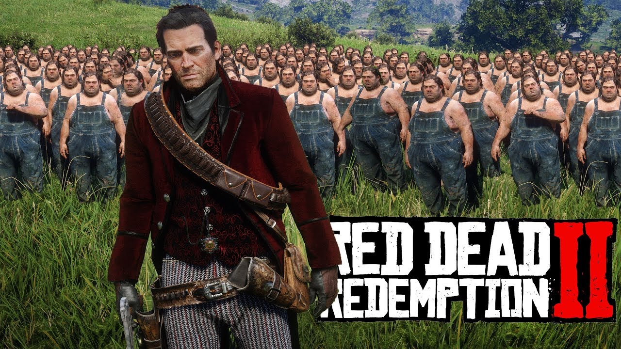 An Army Of Aberdeen Pig Farms Battle Arthur Morgan! Red Dead Redemption ...