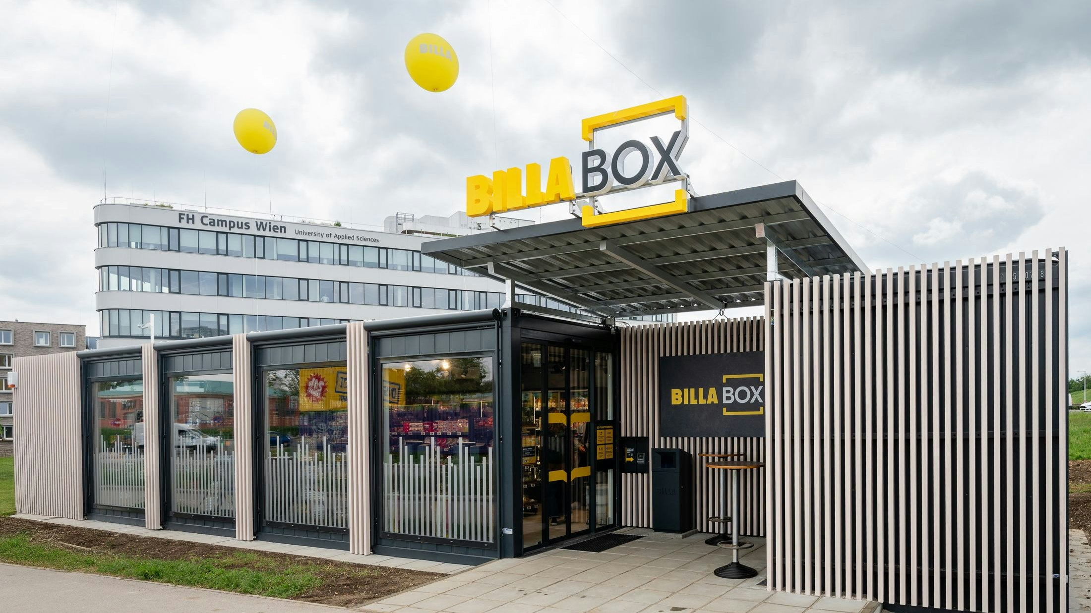 Das ist die neue Billa Box in Wien Favoriten