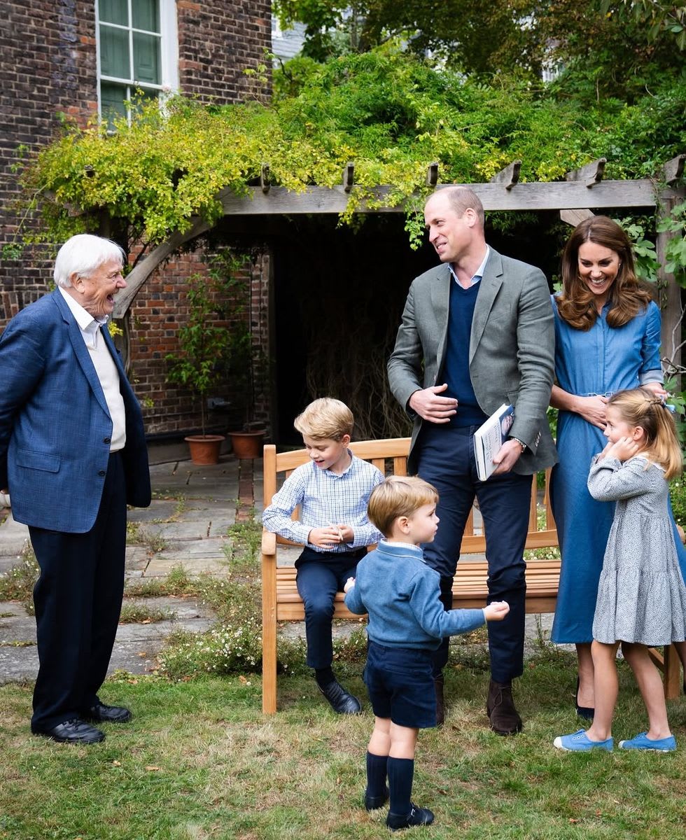 Prince William shares picture of Prince George, Princess Charlotte, Prince Louis and Kate at ...