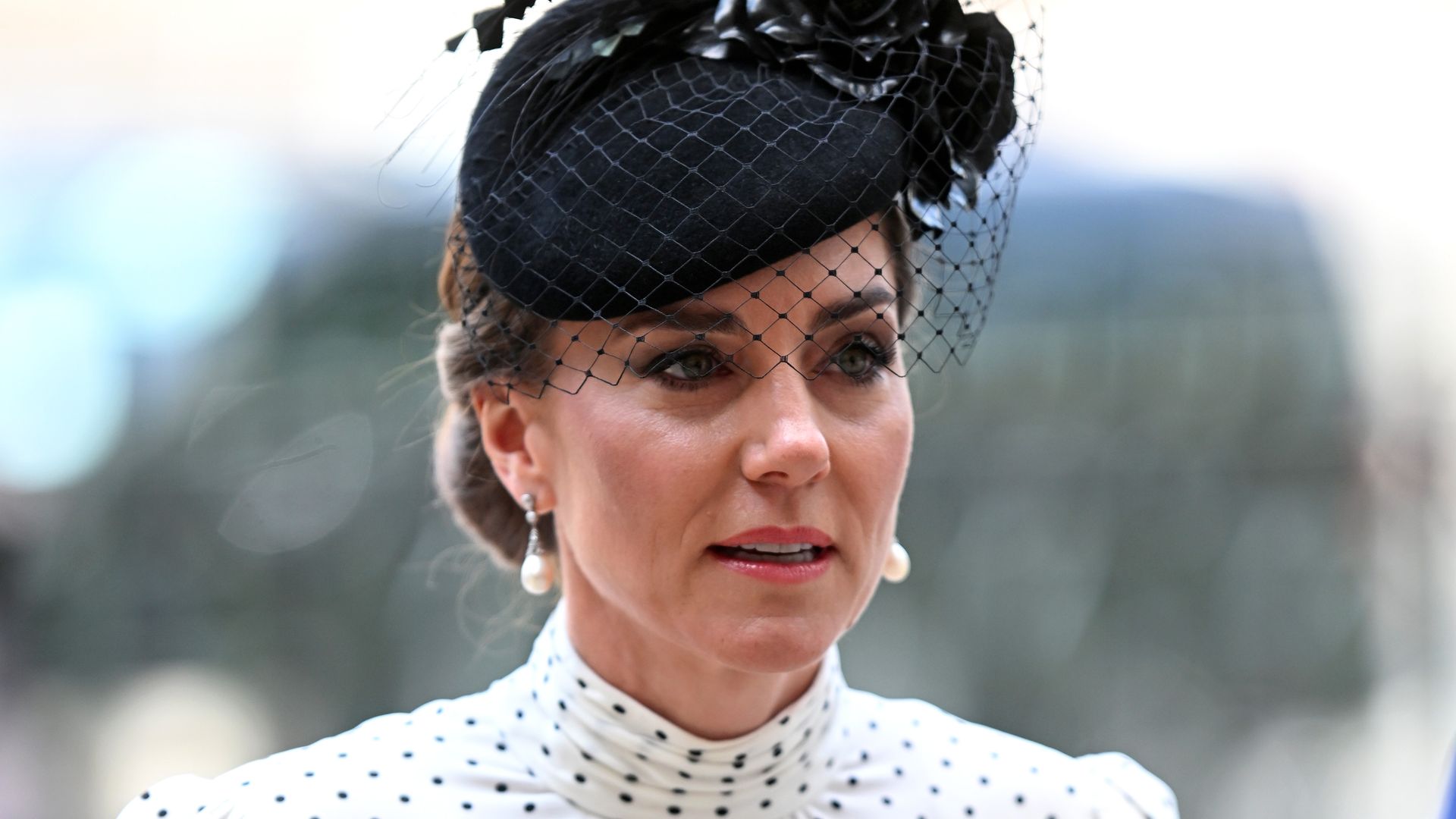 Princess Kate caught adjusting divisive white dress during VE Day Service