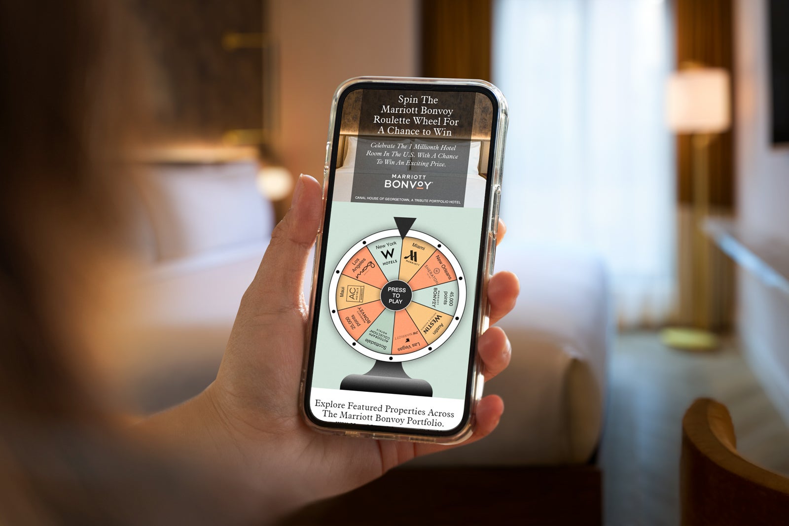 Spin Marriott’s virtual 'vacation roulette' wheel for a chance to win ...