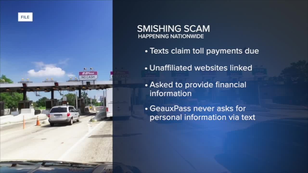 DOTD warns of "smishing" text scam