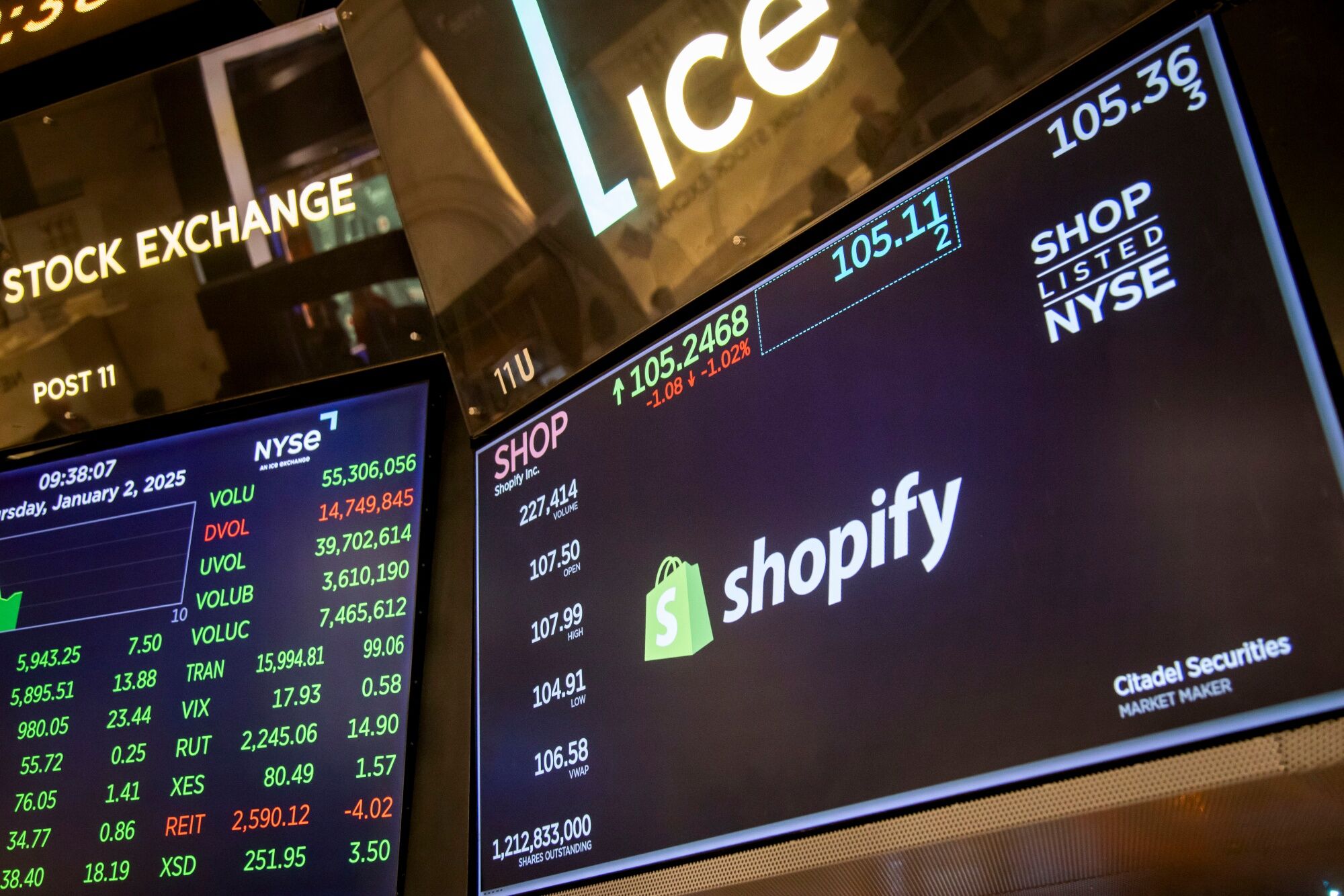 Shopify Falls on Narrowing Profit as It Spends to Boost Revenue