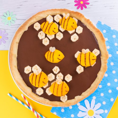 Honey comb pie