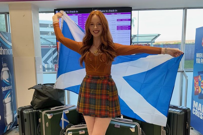Miss Scotland jets off for 'once-in-a-lifetime' Miss World competition ...
