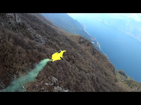 Smoked Dream Flight ¦ Wingsuit BASE Jump ¦ Altissimo ¦ Riva del Garda