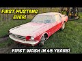 First Ford Mustang Ever Made Cleaned After 45 Years in Barn