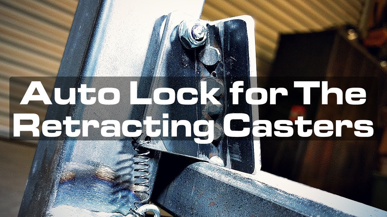 Smart Welding Table Upgrade: Auto-Locking for Retracting Casters
