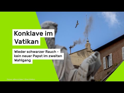Konklave im Vatikan: Wieder schwarzer Rauch - kein neuer Papst im ...