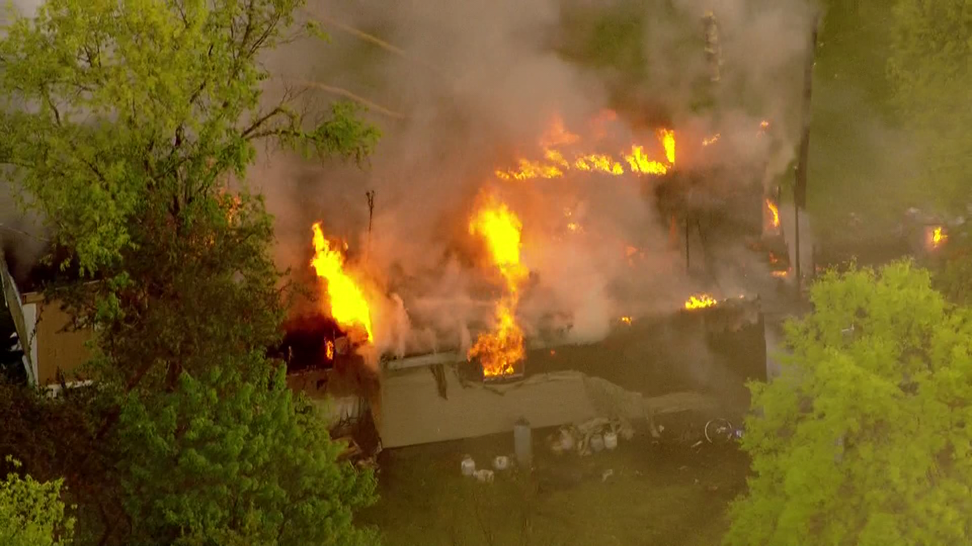 Fire tears through mobile home in Beaver County