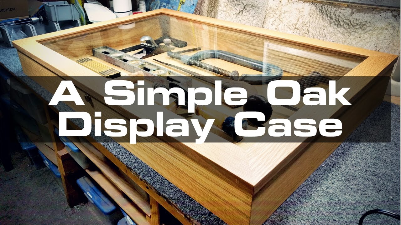 Build this sleek and simple display case for any countertop