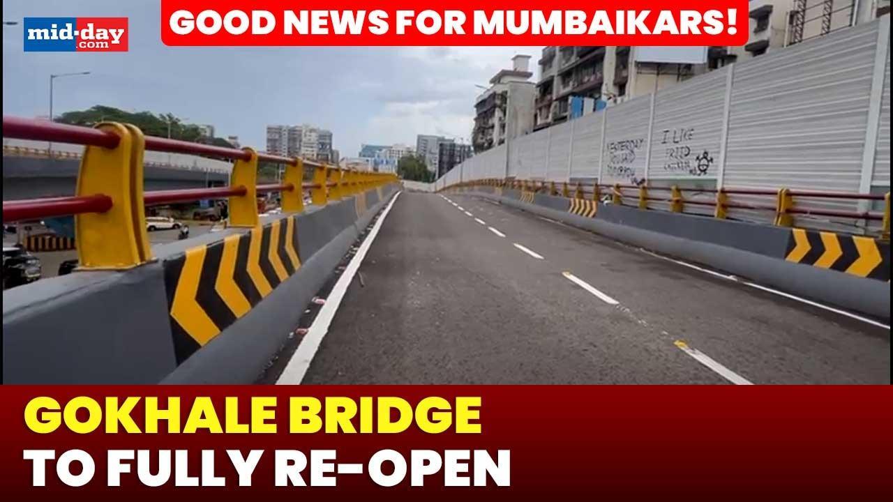 Big relief for Andheri commuters: Gokhale Bridge connector in final ...