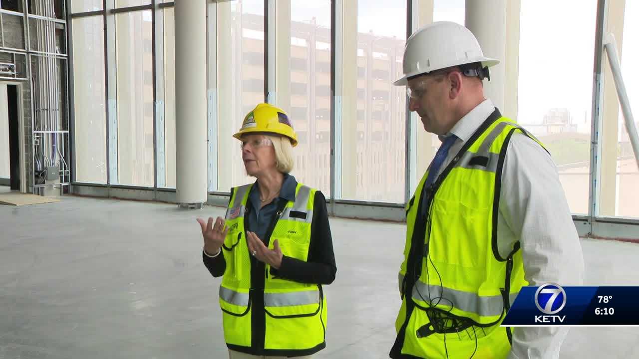 Omaha Performing Arts gives tour of construction at new Tenaska Center