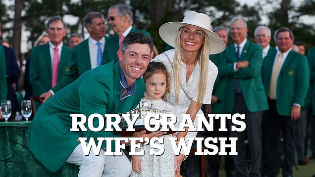 Rory McIlroy set to finally grant wife Erica Stoll her wish